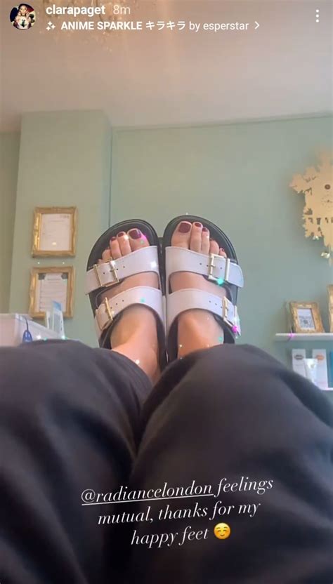 Clara Paget Feet