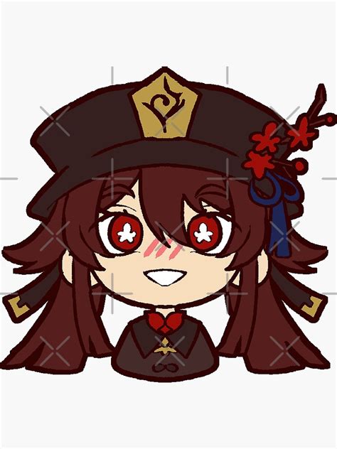 Hu Tao Genshin Impact Sticker For Sale By Viryllion Redbubble