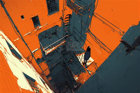 红色建筑插画图片下载 正版图片601132841 摄图网