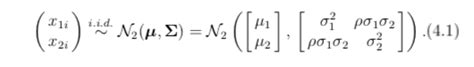Maximum Likelihood Epsilon From Bivariate Normal Distribution Cross Validated