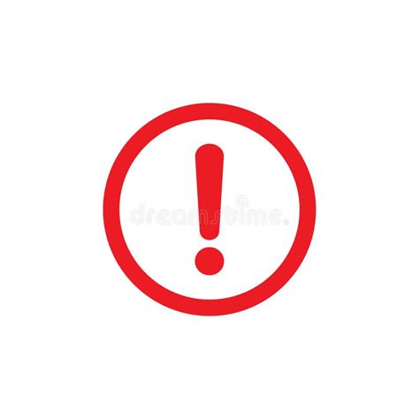 Símbolo De Advertencia De Peligro Icono De Atención Aislada De Signo