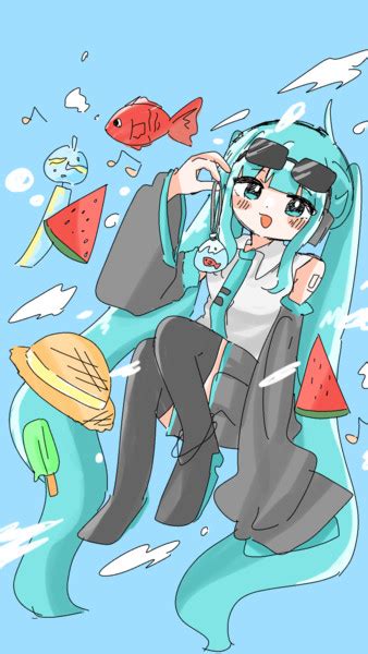 夏ミク Futon さんのイラスト ニコニコ静画 イラスト