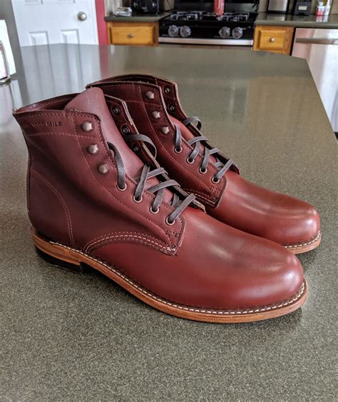 Wolverine Heritage Original 1000 Mile 6 Boot Rust Leather 7 5 Oxford