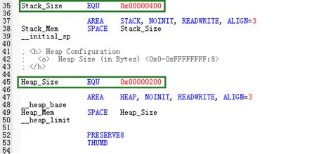 Stm32的堆栈（heapandstack）空间stm32 栈空间 Csdn博客
