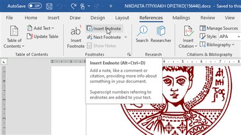 How To Insert An Endnote In A Microsoft Word Document Smart Office