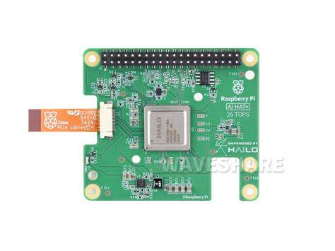 Raspberry Pi 5 树莓派5代人工智能套餐d配件包 含raspberry Pi Ai Hat 26t 【不含pi 5主控板】