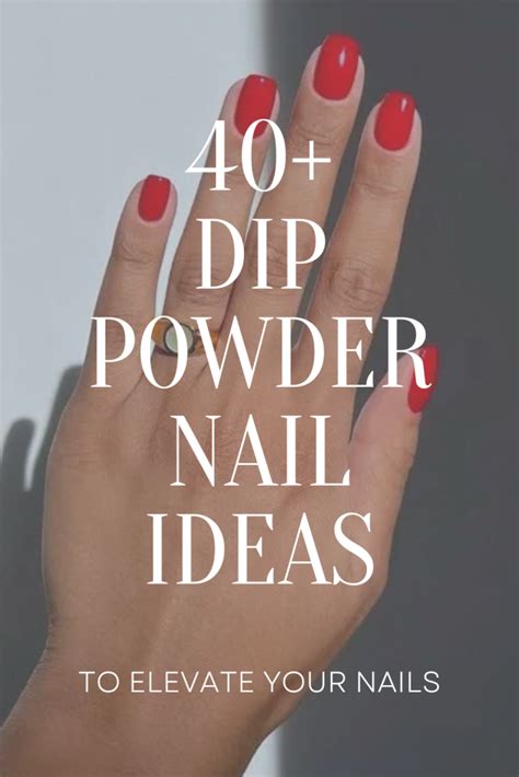 40 Dip Powder Nail Ideas The Gray Details