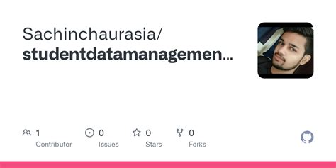 GitHub Sachinchaurasia Babedatamanagementsystem
