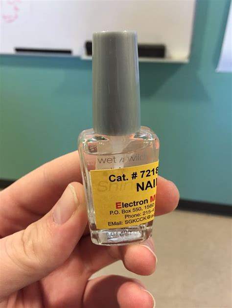 The Nail Polish I Use To Seal Microscope Slides Is Just Relabeled Wet N Wild Mildlyinteresting