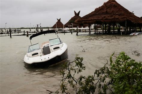 Cancún Cierran Nuevamente Las Playas Tras El Paso Del Huracán