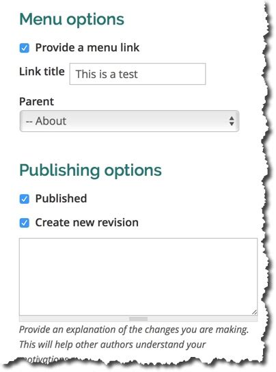 drupal lite add page to menu it umn the people behind the technology