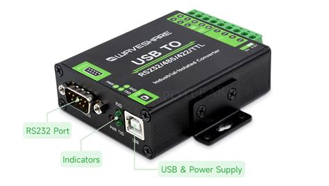 Industrial Isolation USB TO RS TTL FT RNL Serial UART Converter