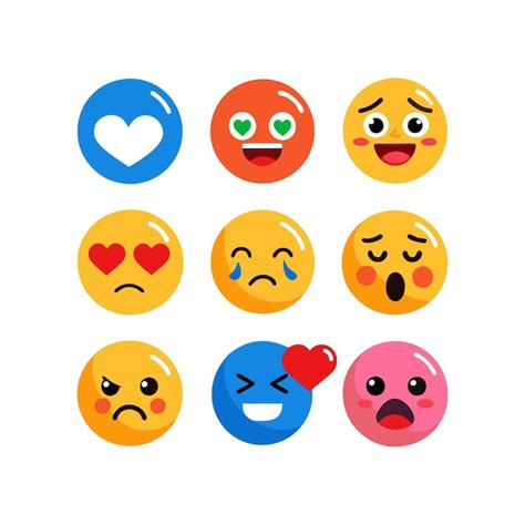 Social Reaction Emoji Premium Ai Generated Vector