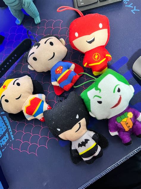 McDonald DC Superheroes Plushie Superman Wonder Woman Flash Batman