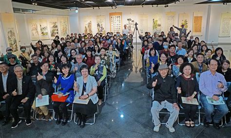自怡書畫學會會員聯展 鶼鰈情深 藝術相隨逾半世紀 民生頭條