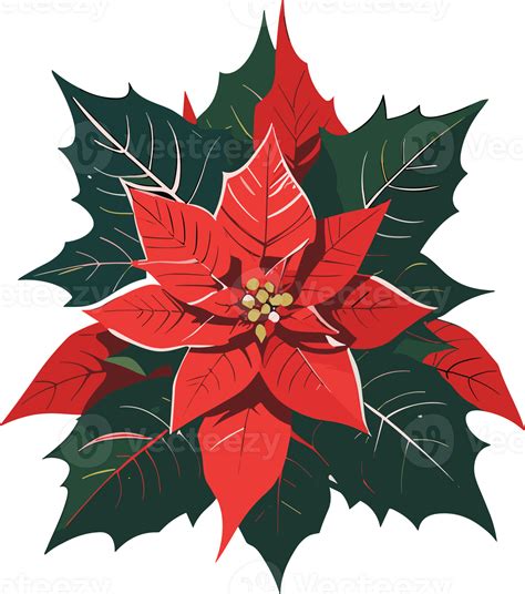 Ai Generated Poinsettia Clipart Christmas Clipart 34971291 Png