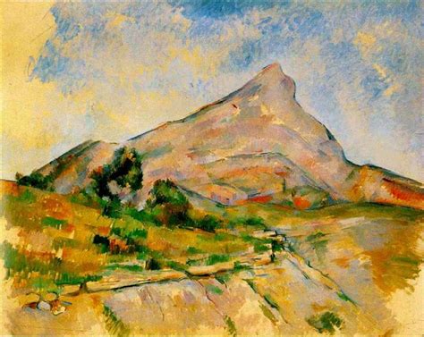 Mont Sainte Victoire 1898 Paul Cezanne WikiArt Org