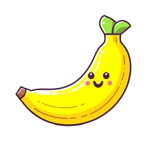 Premium Vector Banana Cute Character Ai Generated Image