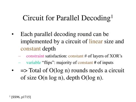 ppt linear time encodable decodable error correcting codes powerpoint