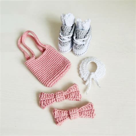 Crochet Doll Bag Pattern Crochet Doll Sneakers Pattern Amigurumi Doll