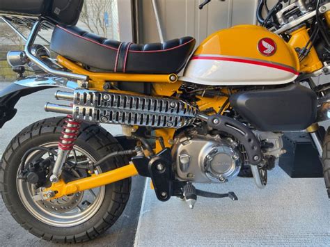 Honda モンキー125 Sp武川spタケガワ スクランブラーマフラーを使った、非公開ユーザーさんのバイク用品インプレッションです。バイク
