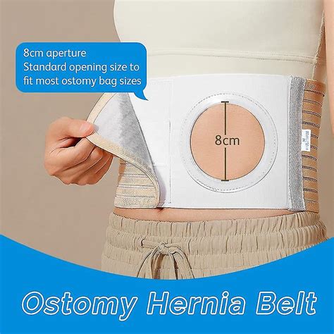 Ostomy Wrap Ostomy Hernia Belt Abdominal Binder Brace Breathable Belly
