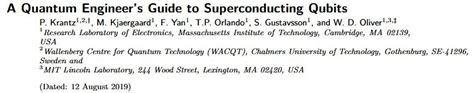 A Quantum Engineers Guide To Superconducting Qubits La Biblia De La