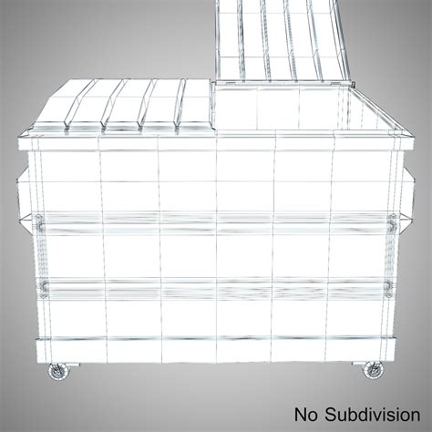 Металлический мусорный контейнер 3D Модель $79 - .3ds .fbx .obj .max ...
