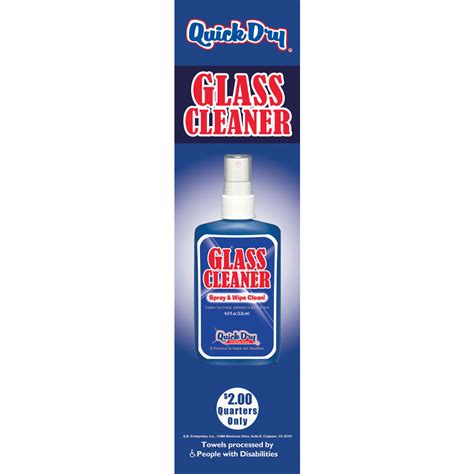 Kleen Rite Corporation Quick Dry 4oz Glass Cleaner Decal