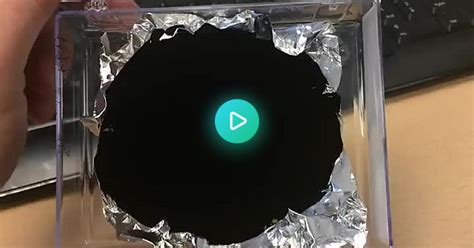 Vantablack Absorbing So Much Light That It Can Fool The Eye Into Seeing