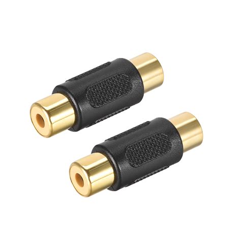 Rca Female To Female Connector Mono Audio Video Cable Adapter Coupler