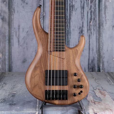 Mtd Super 635 24 Black Walnut 6 String Bass Natural Reverb