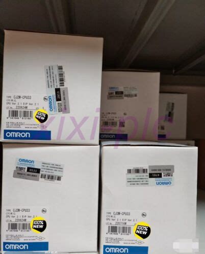 1 Pcs New Omron Cj2m Cpu33 Controller Ebay
