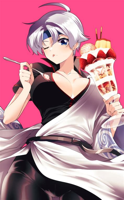 Sakata Gintoki And Schezo Wegey Gintama And 2 More Drawn By Murasaki