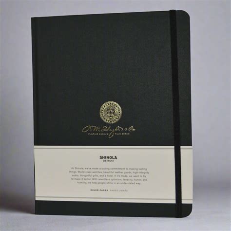 Shinola Large Notebook H M Flagler And Co