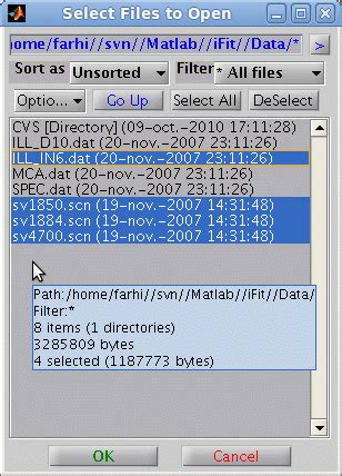 IFit Importing Data IData Load