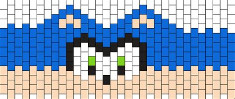 Sonic Cuff Pony Bead Patterns Characters Kandi Patterns For Kandi Cuffs