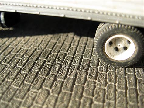 O Scale Cobblestone Sett Interlocking Sheets 2 Pk