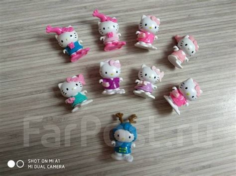 Фигурки Hello Kitty б у в наличии Цена 350₽ во Владивостоке