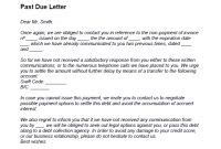 Past Due Invoice Letter With Images Letter Templates For Past Due