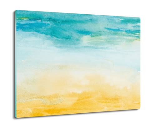 Szklana Splashback Z Nadrukiem Rysunek Farba 60x52 ArtprintCave
