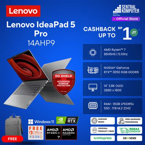 Promo Lenovo Ideapad Pro Oled Rtx Amd Ryzen Hs Gb Ram Tb Ssd Windows Ohs