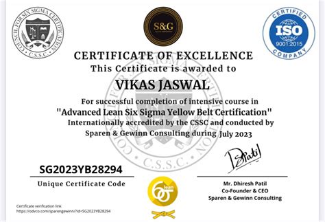 Vikas Jaswal On Linkedin Keeplearning Keepgrowing Success Learningjourney Yellowbelt 20