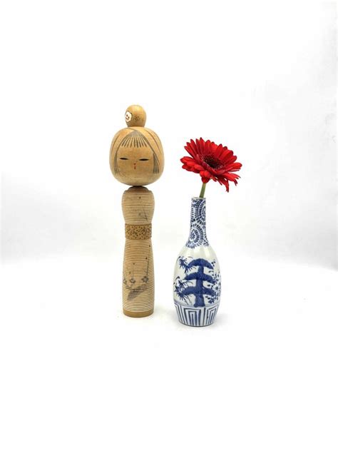 Vintage Japanese Sosaku Kokeshi Doll By Ohtani Yoshio 1960s For Sale