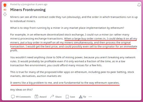 115 Did You Know That Mev Problem Is Older Than Ethereum Itself The Frontrunning Issue Was