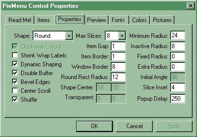 A Description Of Pie Menus