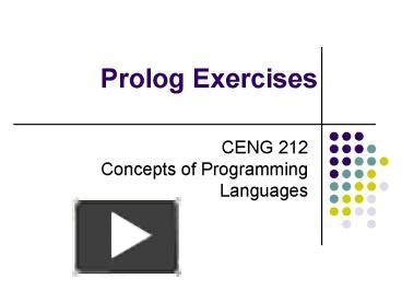 PPT Prolog Exercises PowerPoint Presentation Free To View Id