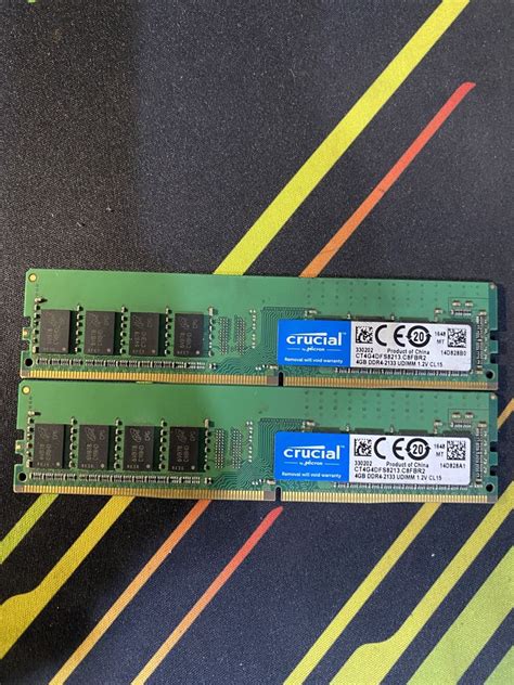 Оперативная память Crucial 8гб 9 500 тг Комплектующие и аксессуары