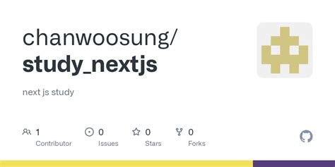 GitHub Chanwoosung Study Nextjs Next Js Study