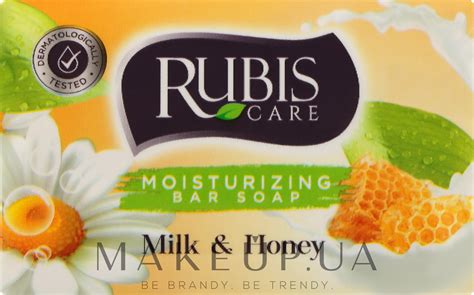 Rubis Care Milk And Honey Moisturizing Bar Soap Мыло Молоко и мед в